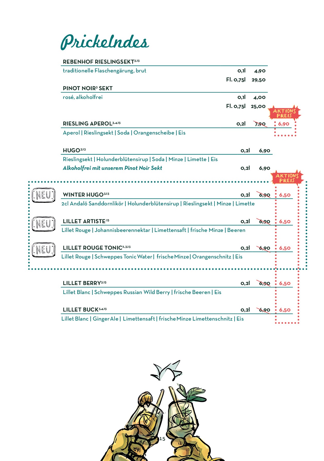 Speisekarte & regionale Partner Hotel - Restaurant - Café Le Journal St ...